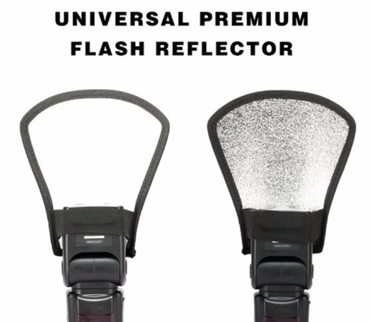 Double Sided Flash Diffuser Reflector with Elastic Strap Fixing for ...