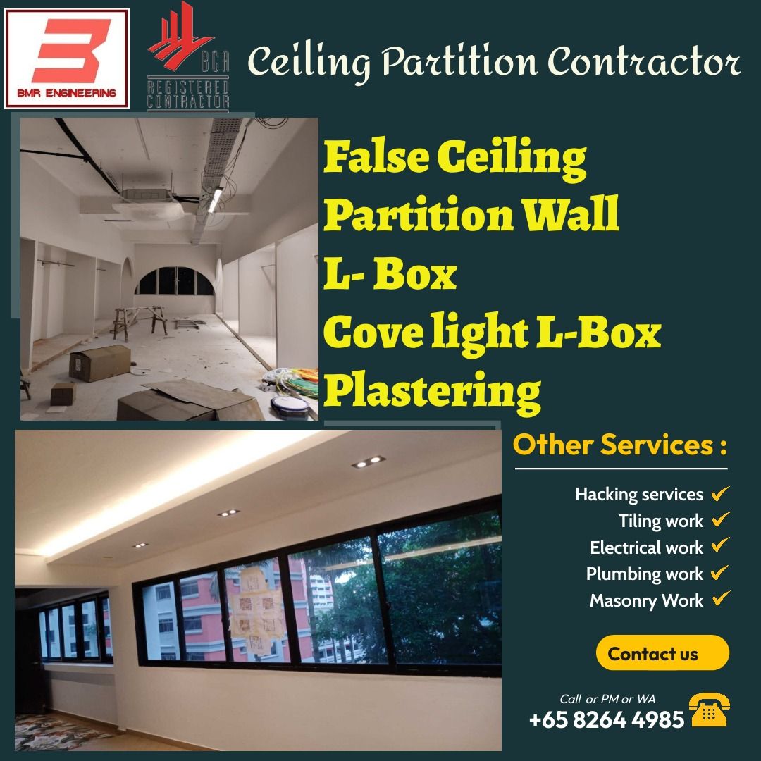 Partition Wall | False Ceiling, Home Services, Renovations, Drywall ...