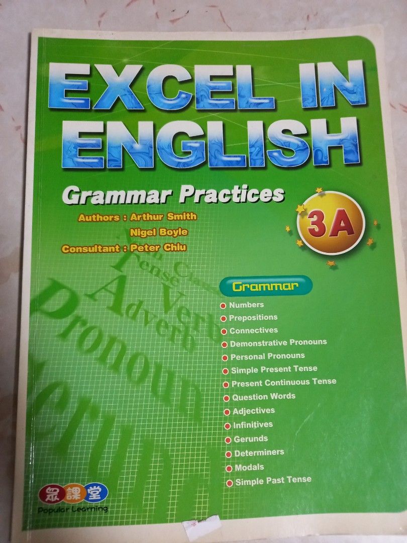 Excel in English Grammar Practices 3A, 興趣及遊戲, 書本 & 文具, 補充練習 - Carousell