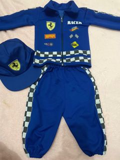 Ferrari car racing costume, Babies & Kids, Babies & Kids Fashion on ...