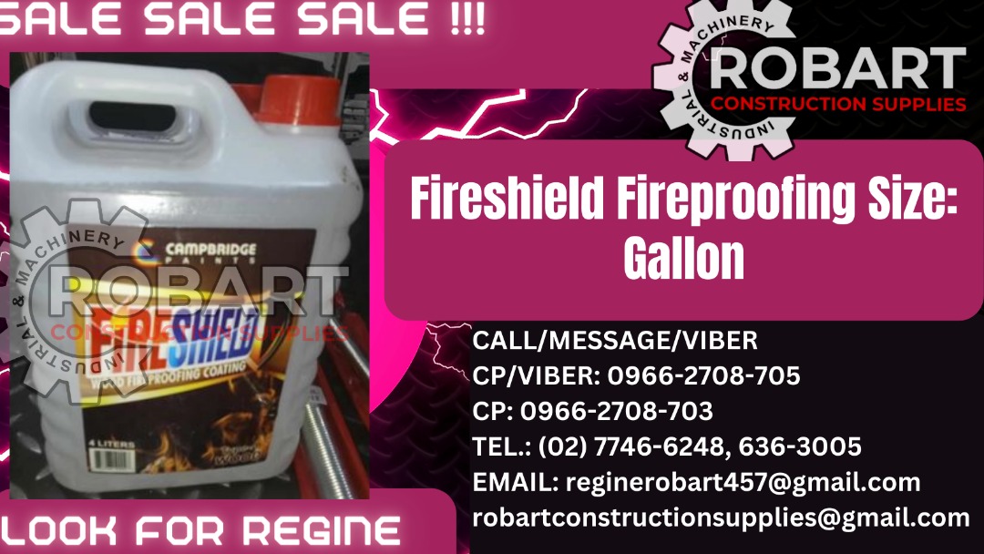 Fireshield Fireproofing Size: Gallon, Commercial & Industrial ...