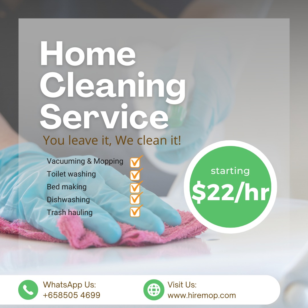 Cleaning/HDB BTO cleaning/Cleaning services/Home Hourly cleaning/Top ...