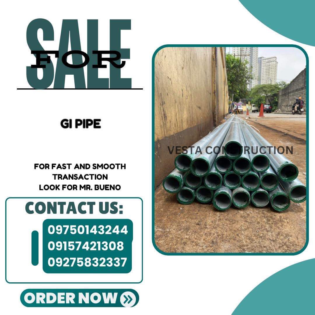 GI Pipe, Commercial & Industrial, Construction Tools & Equipment on ...