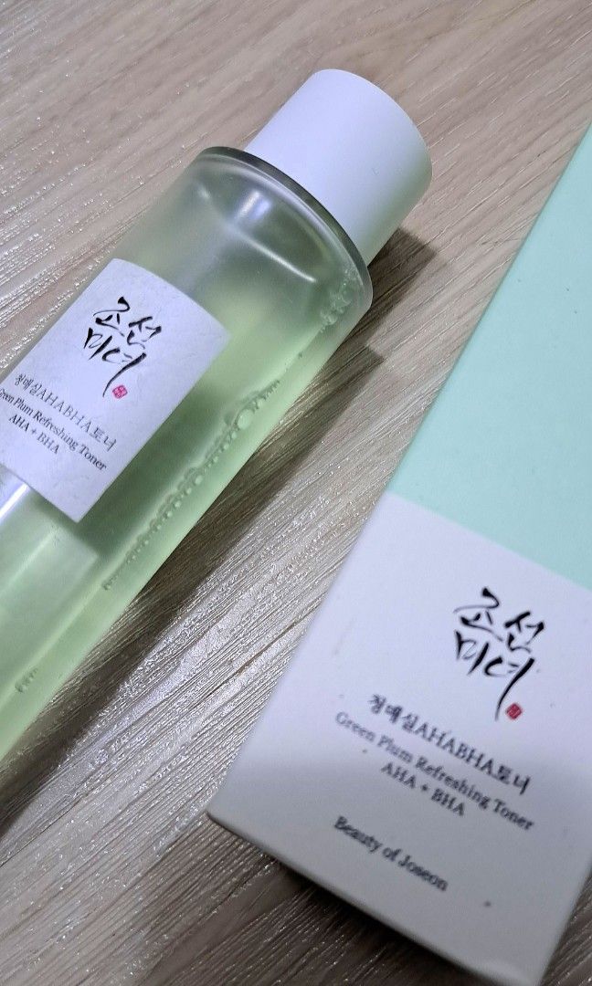 Boj Green Plum Refreshing Toner AHA+BHA, Beauty & Personal Care, Face ...