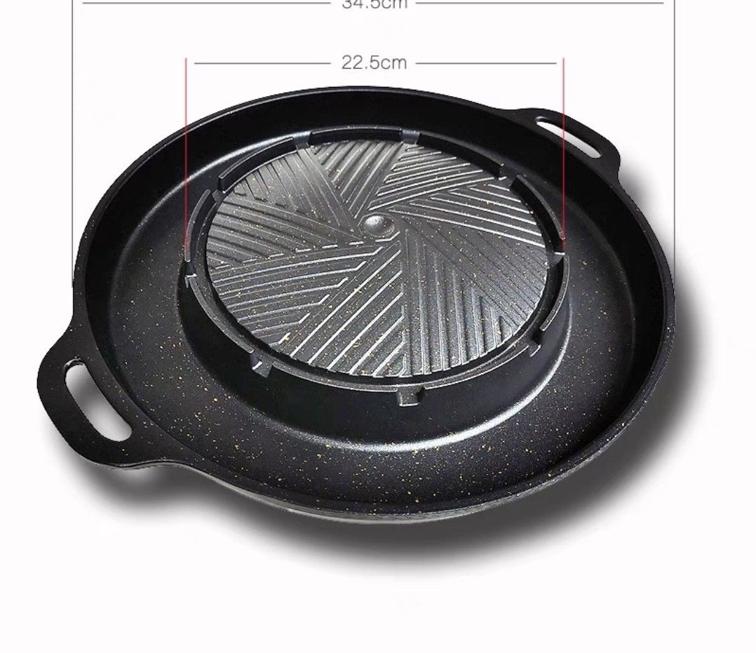 Grill barbecue steamboat plate, Furniture & Home Living, Kitchenware ...