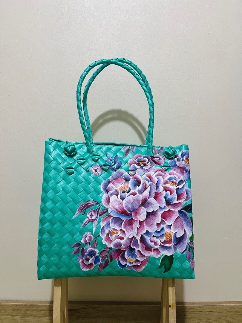 Handpainted bayong bag, Women's Fashion, Bags & Wallets, Beach Bags on ...