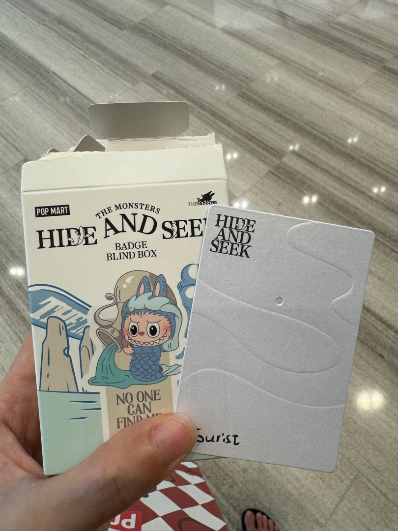 Hide and seek badges Labubu, Hobbies & Toys, Toys & Games on Carousell