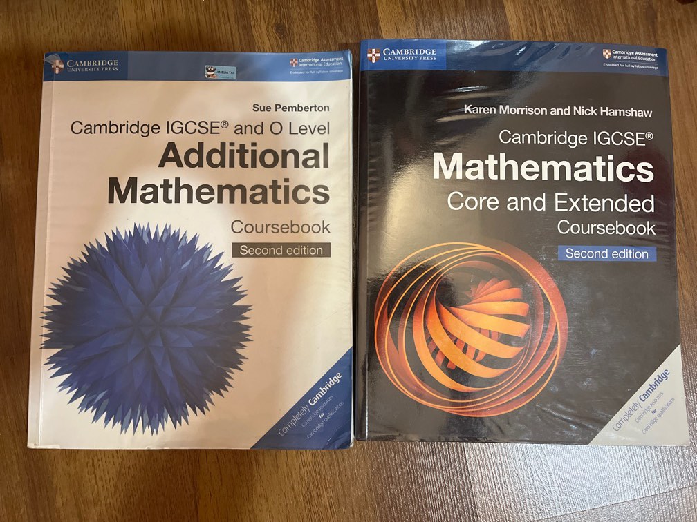 Igcse Maths And Add Maths Textbook Hobbies And Toys Books And Magazines Textbooks On Carousell