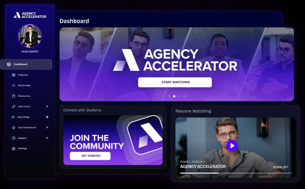 Iman Gadzhi - Agency Accelerator 2024, Hobbies & Toys, Music & Media, CDs & DVDs on Carousell