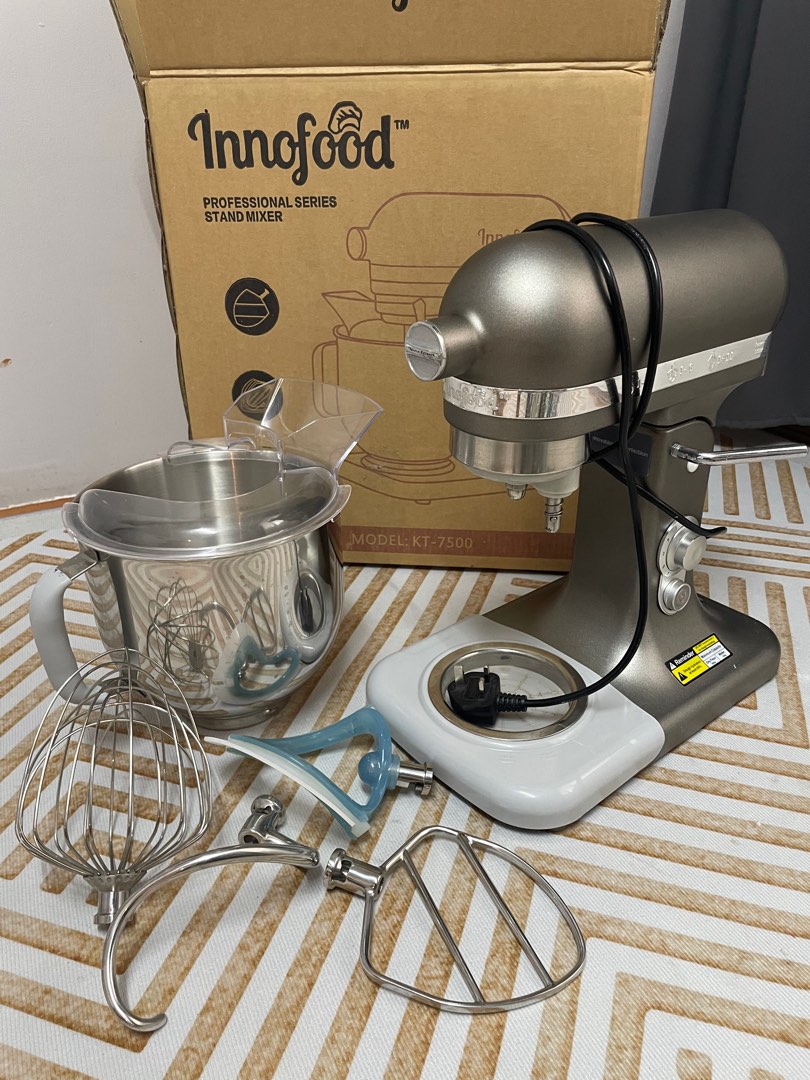 Innofood Heavy Duty Professional Silent Stand Mixer, TV & Home ...