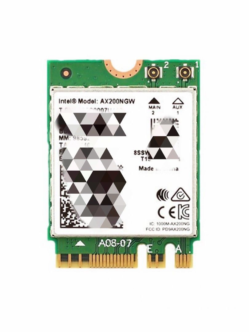 包平郵intel AX200 無綫網卡 WiFi6 wireless card with bluetooth 雙頻3000Mbps 英特爾 ...