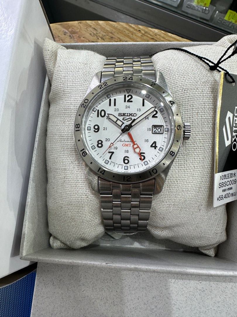 JDM 日本版 Seiko 5 Sports GMT 兩地時間 SBSC009 Made in Japan 日本製造 Automatic 自動 ...