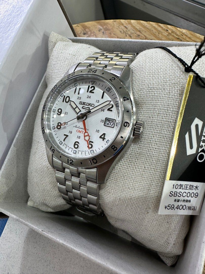 JDM 日本版 Seiko 5 Sports GMT 兩地時間 SBSC009 Made in Japan 日本製造 Automatic 自動 ...