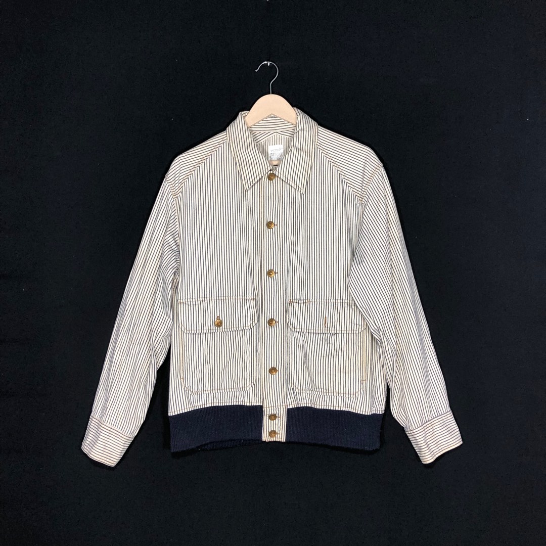 Journal Standard Tokyo Workers Hickory Jacket, Men's Fashion, Coats ...