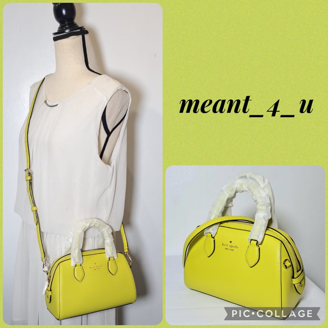 Kate spade duffle lime Original, Luxury, Bags & Wallets on Carousell