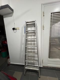 Tangga Beroda Platform Ladder Troley Steel, Furniture & Home Living ...