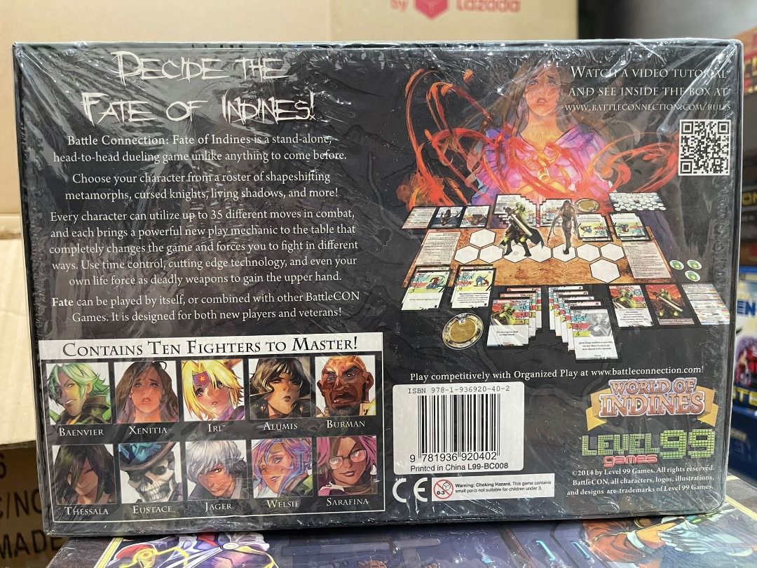Level 99 Games BattleCon War of Indiness Card Game, Hobbies & Toys ...