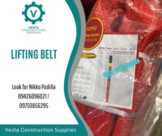 lifting belt, Commercial & Industrial, Industrial Equipment on Carousell