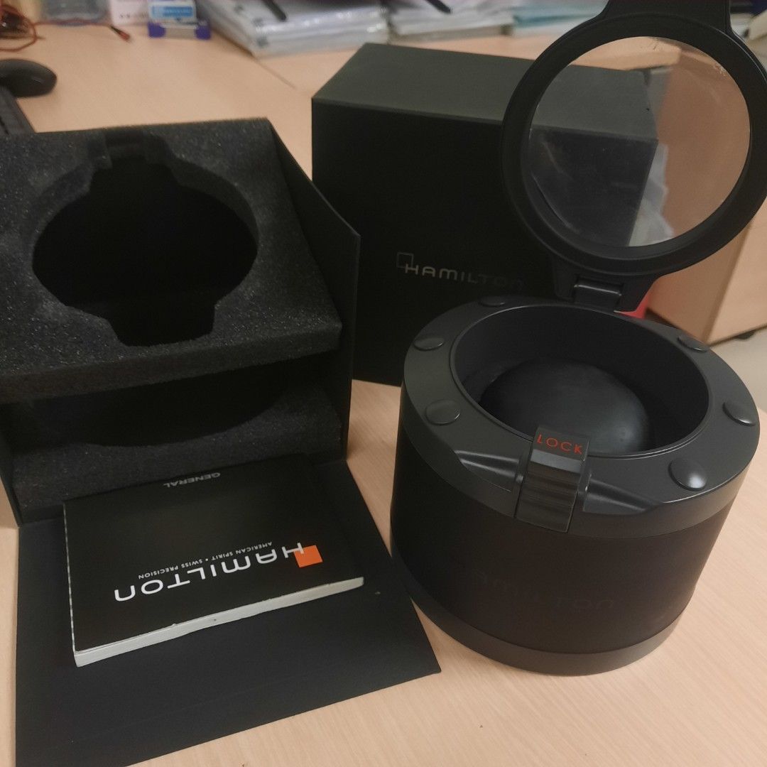 LIMITED !! Hamilton Box Watch Case Original Swiss, Barang Mewah, Jam ...