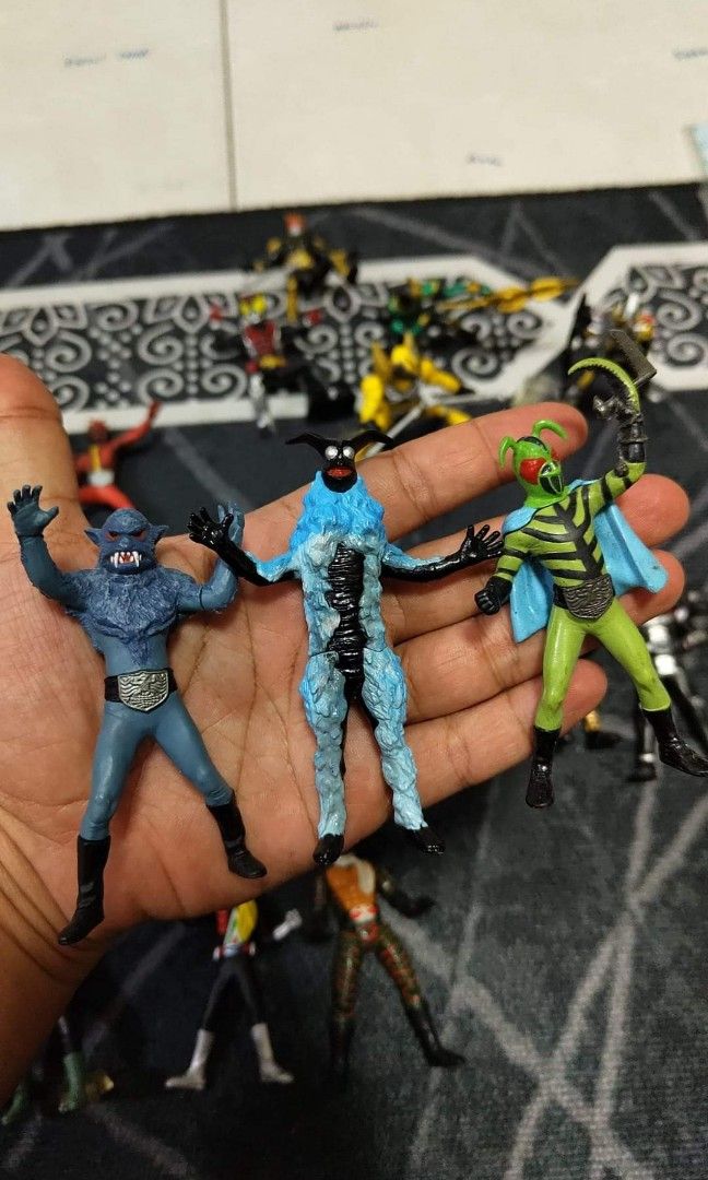 Lot Kaiju Kamen Rider, Hobbies & Toys, Toys & Games on Carousell