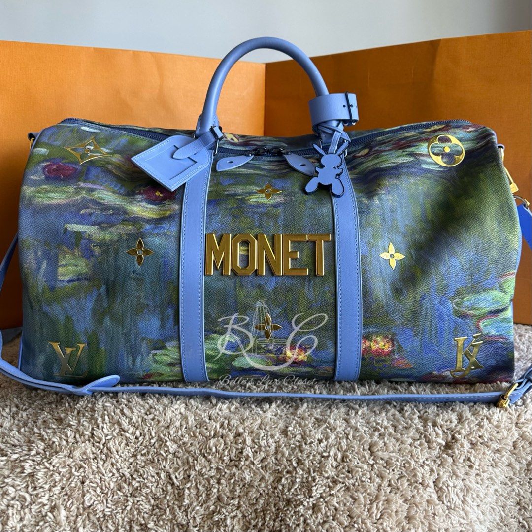 Louis Vuitton x Jeff Koons Monet Keepall B50, Luxury, Bags & Wallets on ...