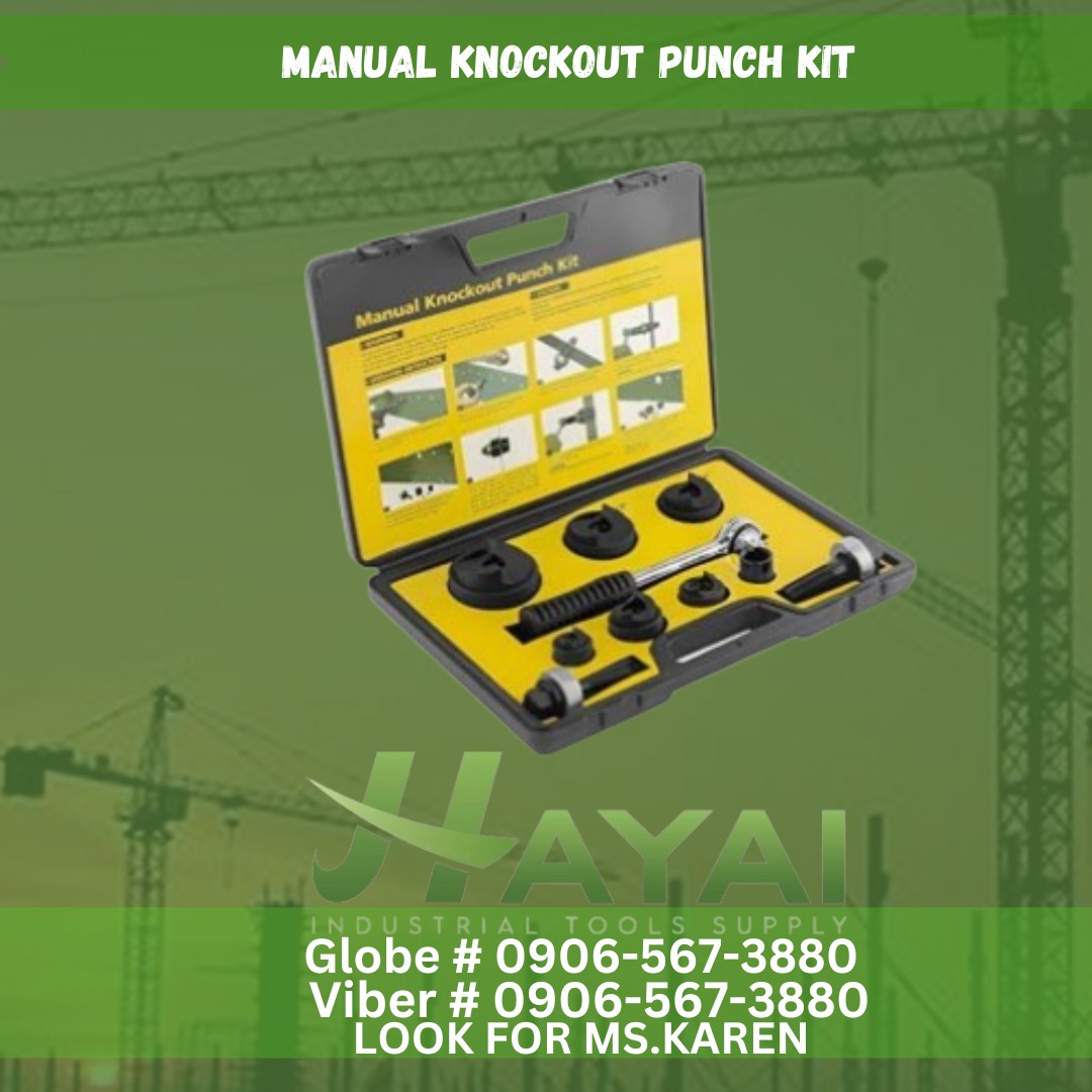 Manual Knockout Punch Kit, Commercial & Industrial, Construction Tools ...