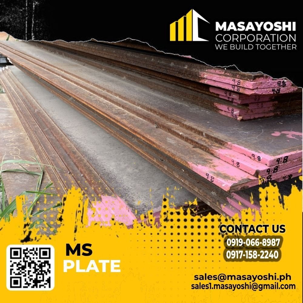 MS PLATE 2500 x 1250 4mm thick 31.4kg | MS Plate | Masayoshi ...