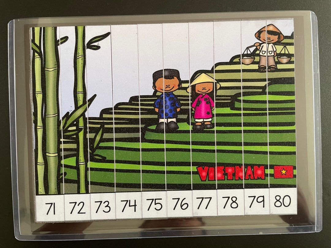 Number Recognition Magnetic Puzzle (1-100), Hobbies & Toys, Toys ...