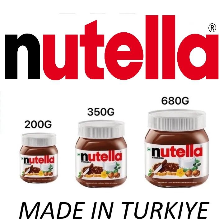 Nutella 200g / 350g / 680g / 1kg gram Hazelnut Chocolate Spread Cocoa ...
