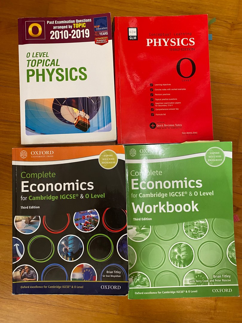 O level IGCSE Economics Physics Topical examples skills Cambridge third edition textbook ...