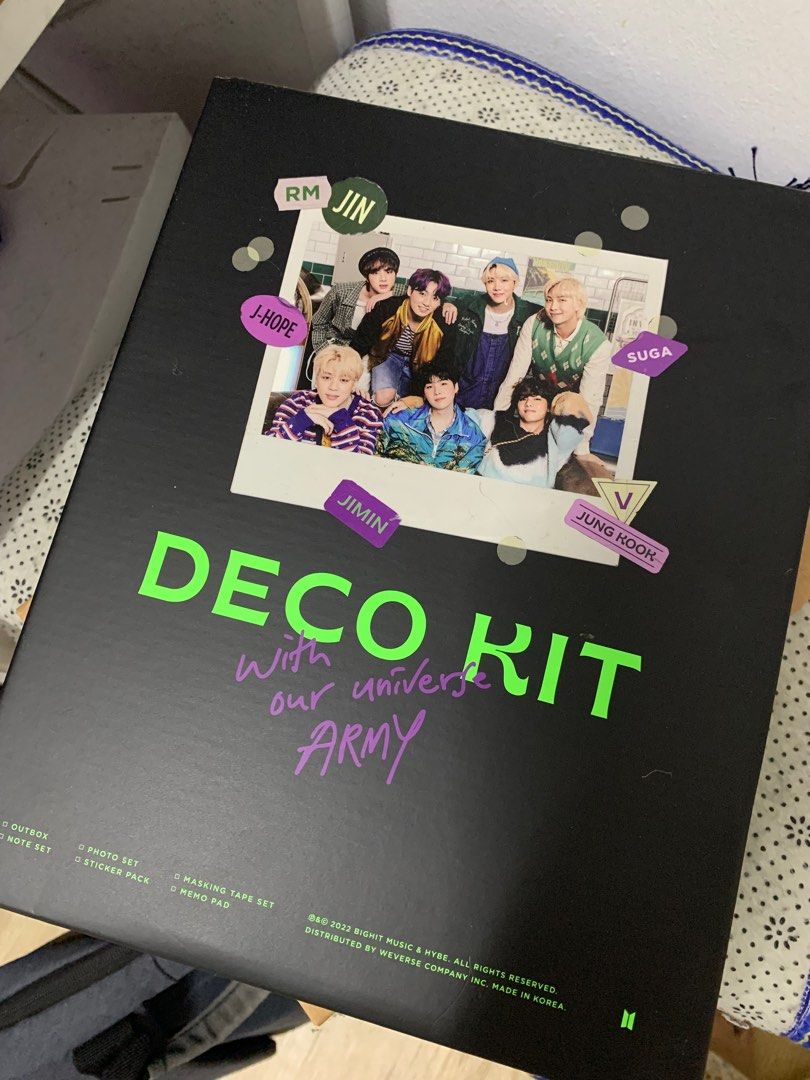 Official BTS Deco Kit Fullset, Hobbies & Toys, Collectibles ...