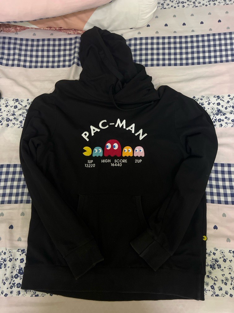Pacman hoodie, Men's Fashion, Tops & Sets, Hoodies on Carousell