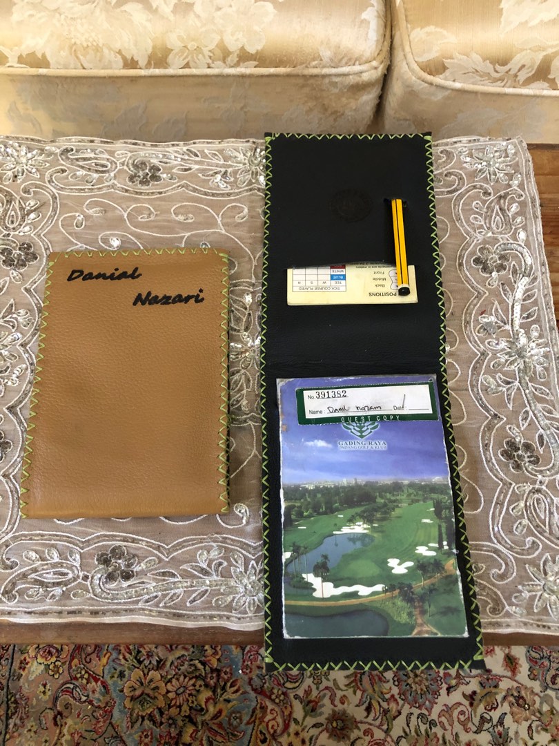 Personalized Golf Yardage Book Cover, Sports Equipment, Sports & Games ...