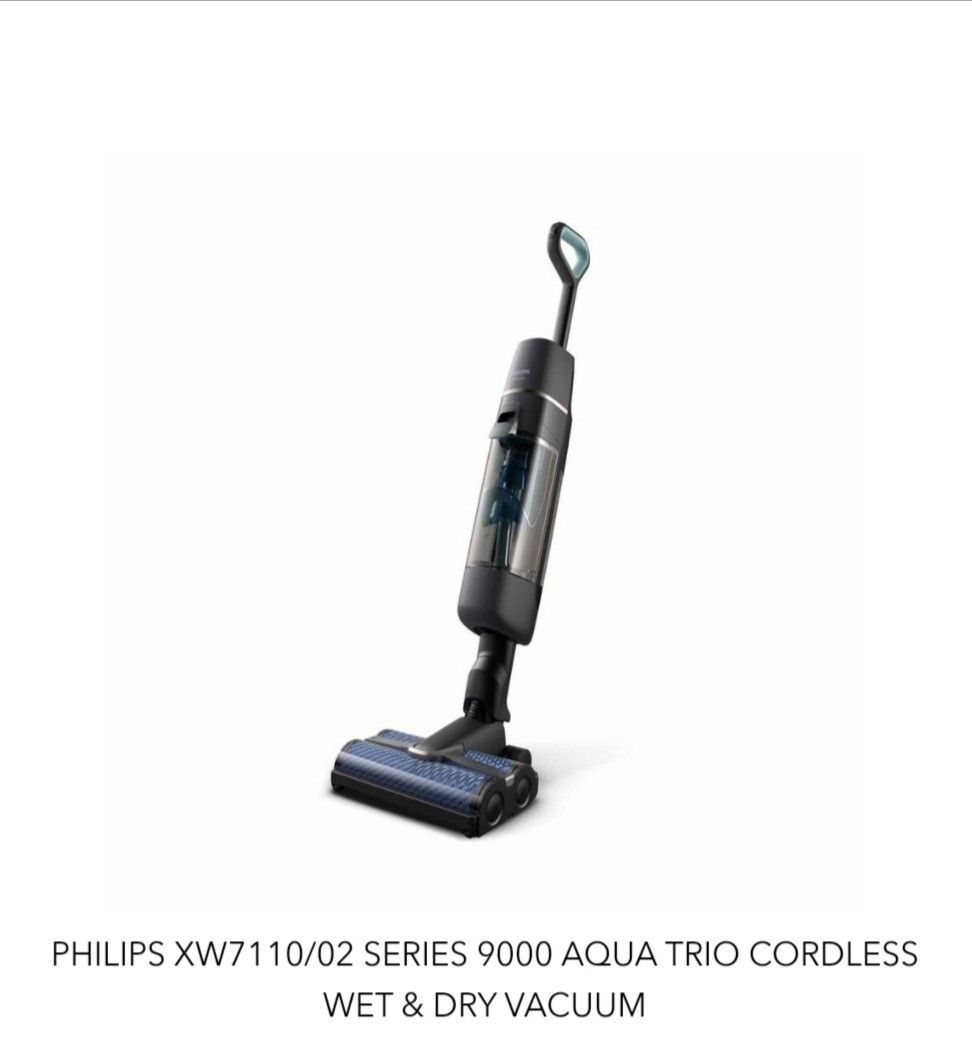 PHILIPS XW7110/02 SERIES 9000 AQUA TRIO CORDLESS WET & DRY VACUUM, TV ...