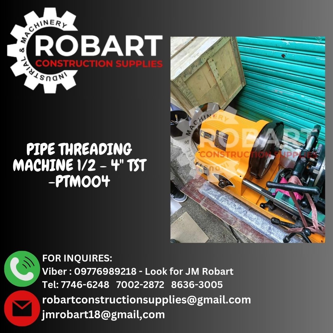 PIPE THREADING MACHINE, Commercial & Industrial, Construction Tools ...