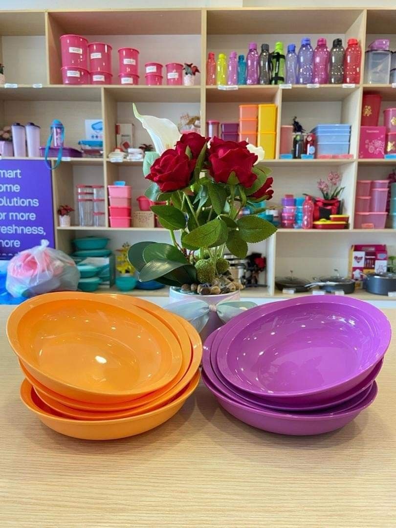 Plate 8pcs tupperware, Furniture & Home Living, Kitchenware & Tableware ...