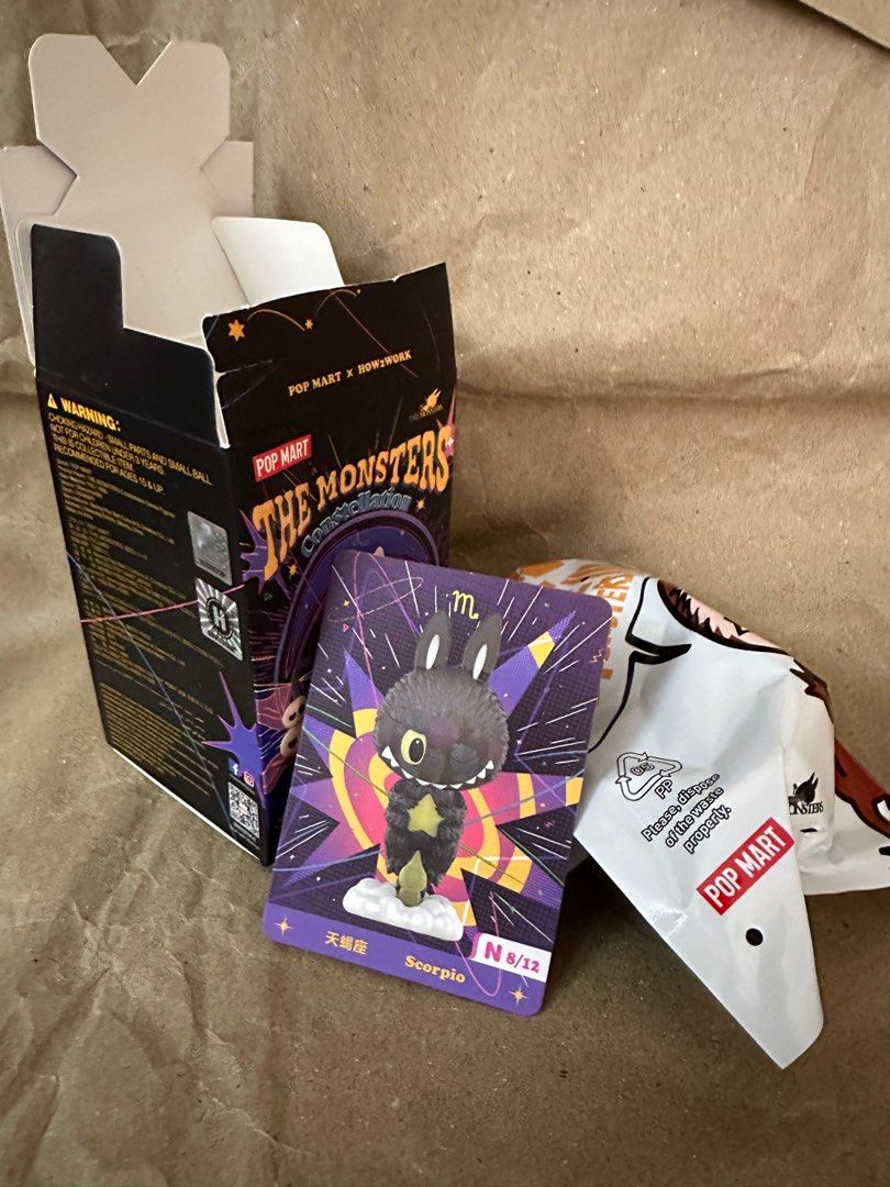 Pop Mart Labubu The Monsters Constellation 星座系列- Scorpio (Condition as ...