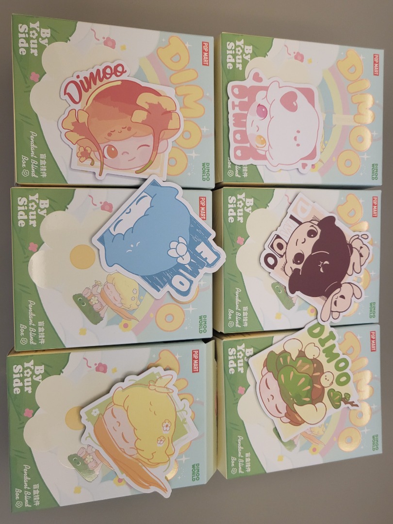 POPMART Dimoo By Your Side Pendant blind box, Hobbies & Toys, Toys ...