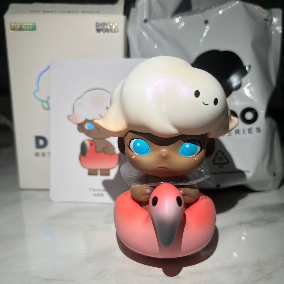 POPMART DIMOO RETRO SERIES ( FLAMINGO ), Toys & Collectibles, Mainan di ...