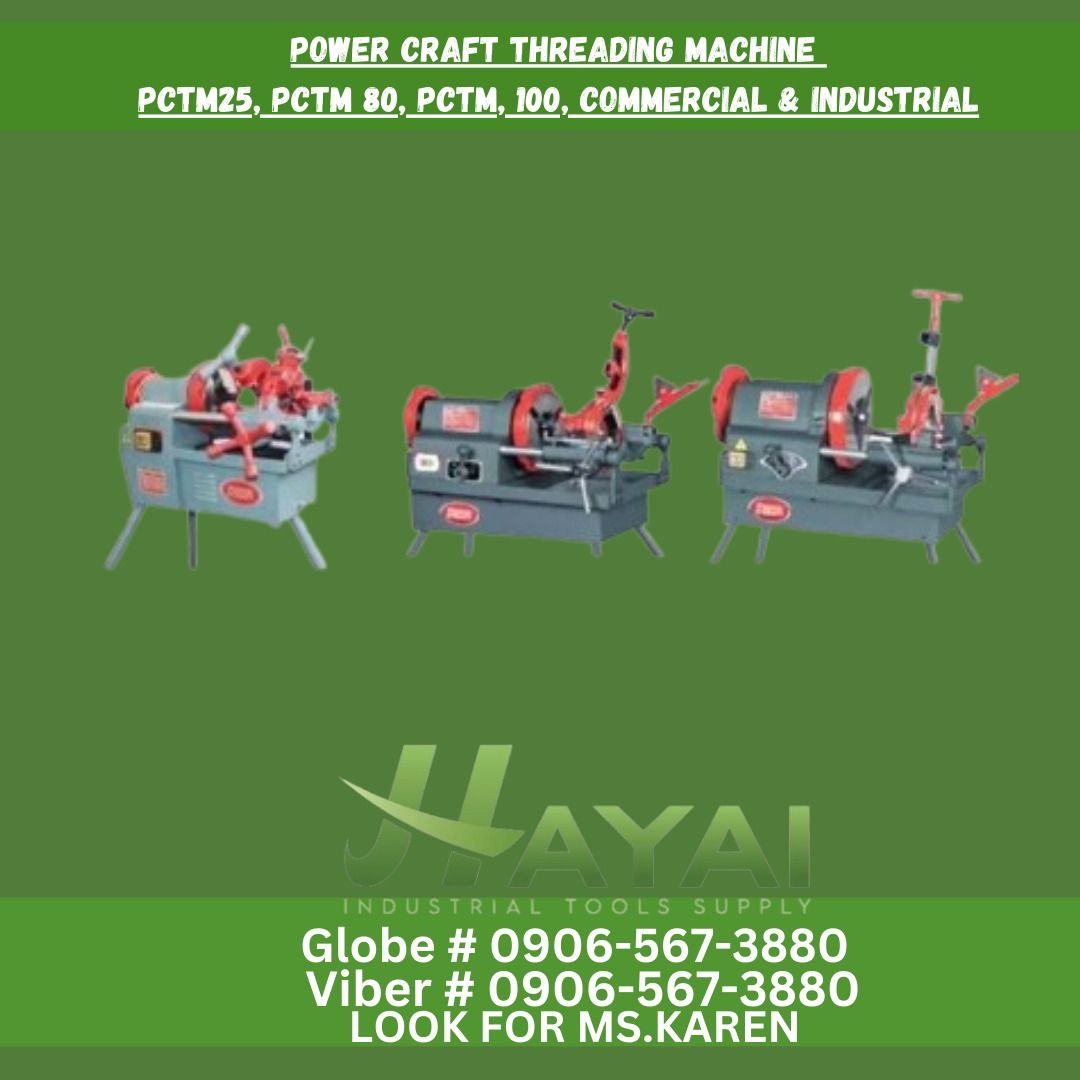 Power Craft Threading Machine, Commercial & Industrial, Construction ...