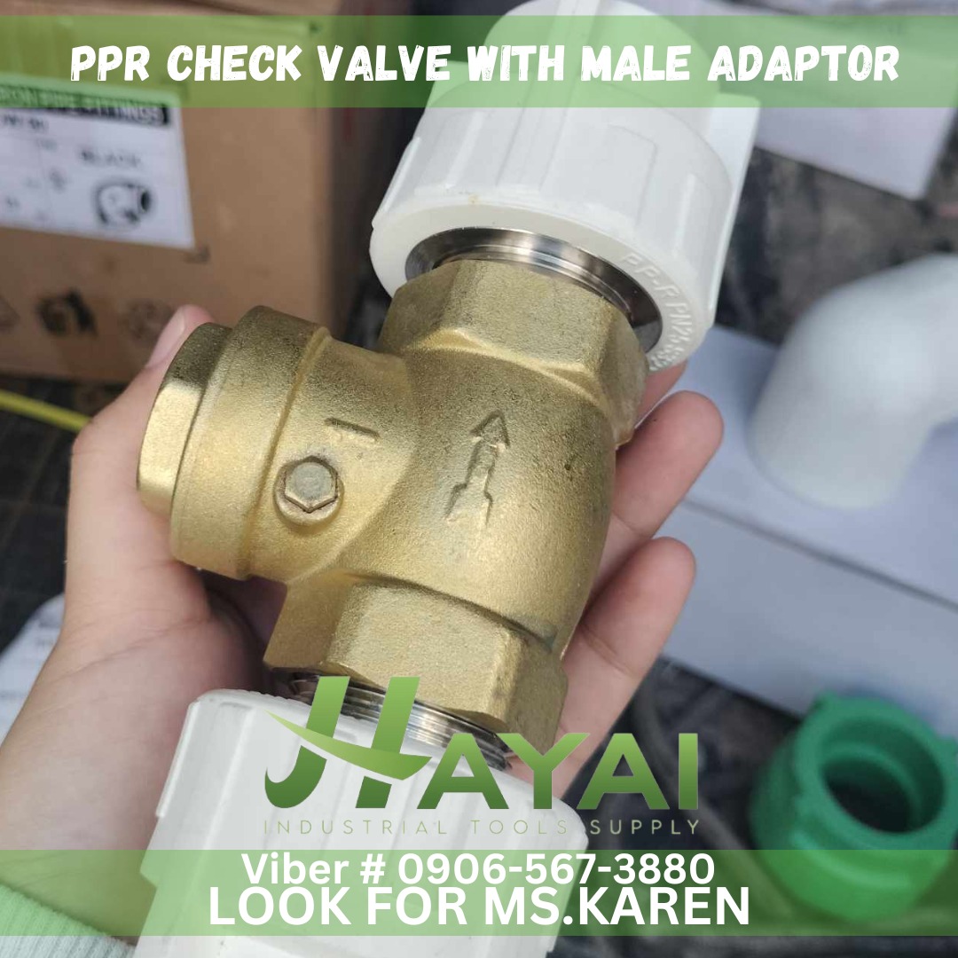 PPR Check Valve with Male Adapter, Commercial & Industrial, Industrial ...