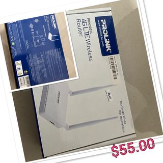 Prolink PRN3006L 4G LTE WiFi Router w Voice landline, Computers & Tech ...