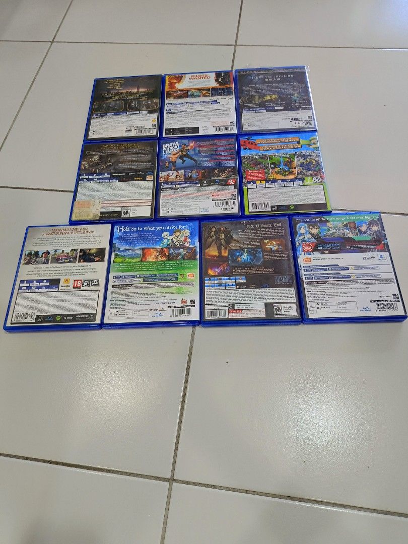 Ps4 used games lot 1, Video Gaming, Video Games, PlayStation on Carousell