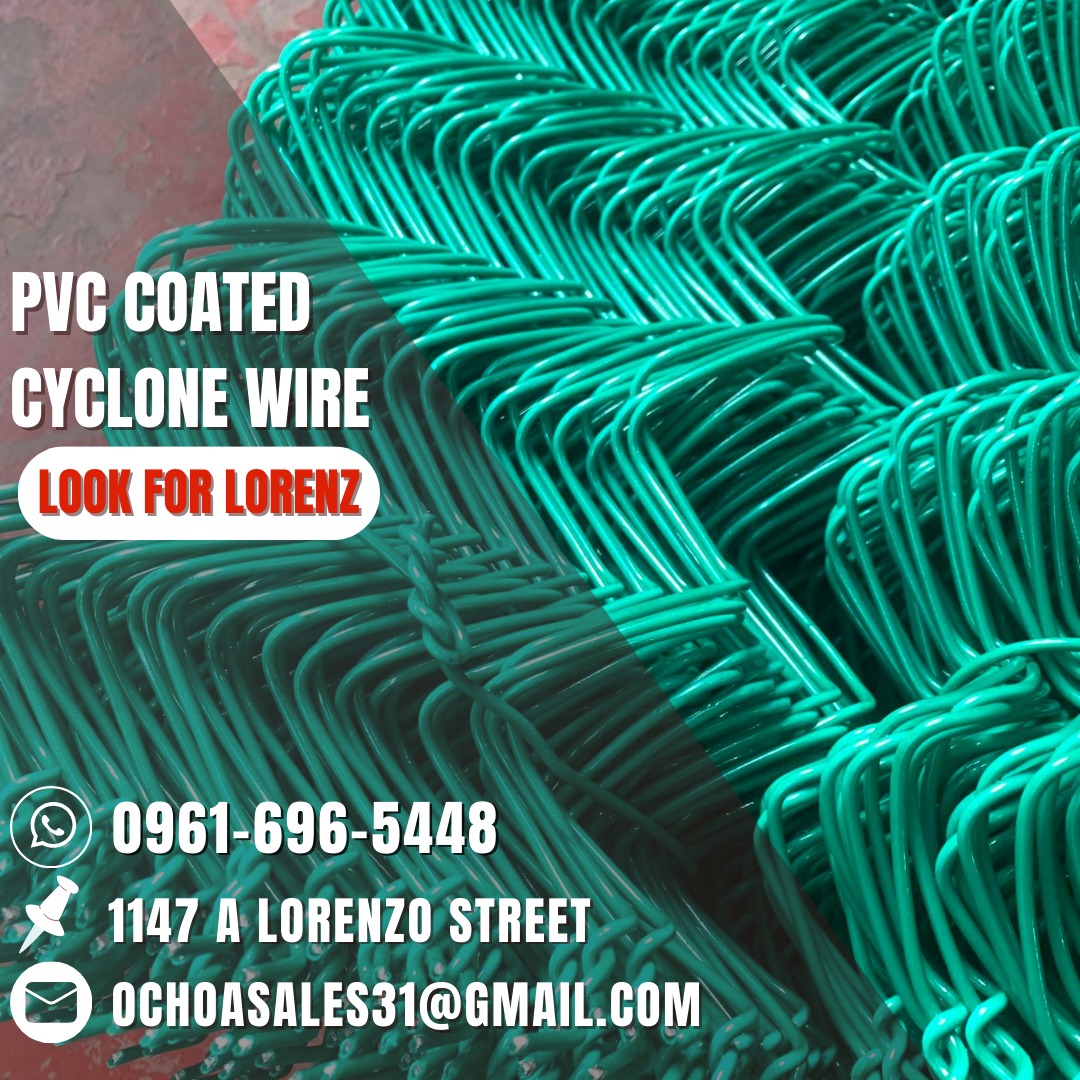 PVC COATED CYCLONE WIRE, Commercial & Industrial, Construction ...