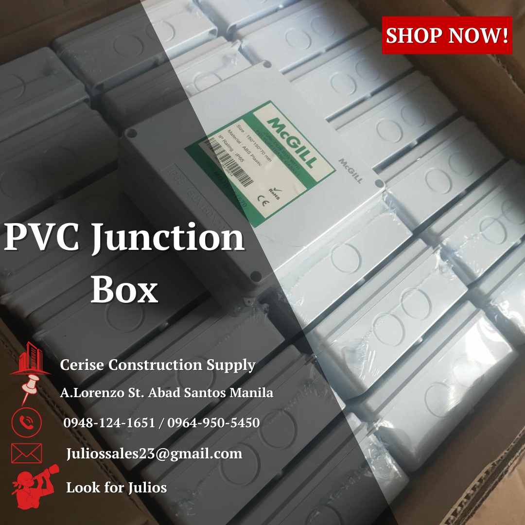 PVC Junction Box, Commercial & Industrial, Construction Tools ...
