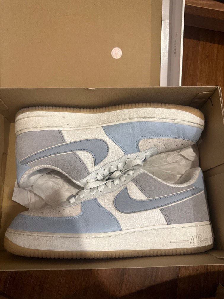 RARE discontinued AF1 Tri-tone blue, Men's Fashion, Footwear, Sneakers ...