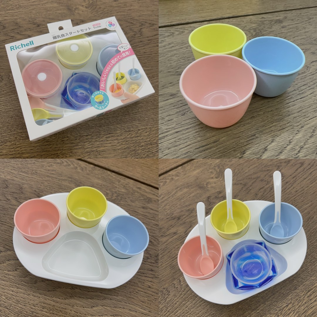 Richell Weaning Starter Set, Babies & Kids, Nursing & Feeding, Weaning & Toddler Feeding on ...