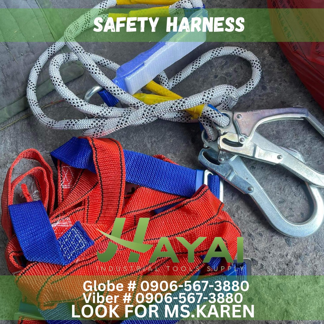 Safety Harness Specs: full body Double lanyard, Commercial & Industrial ...