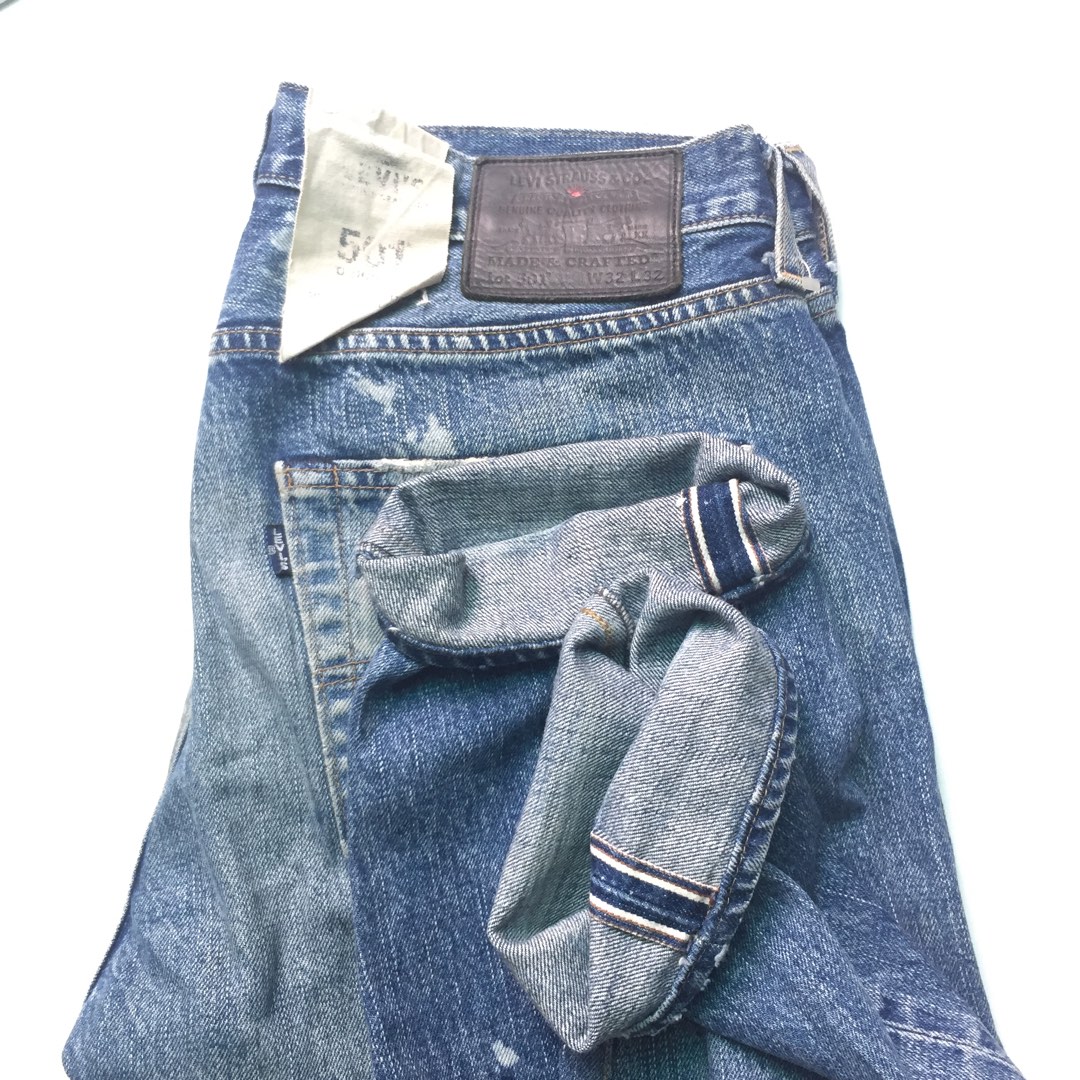 Selvedge Levis 501 Original Made & Crafted Japan, Men's Fashion ...