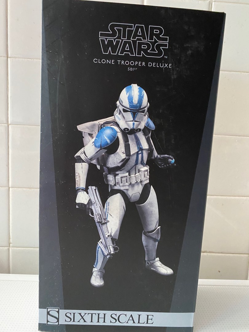 Sideshow Collectibles Star Wars Clone Trooper 501st Deluxe, Hobbies ...